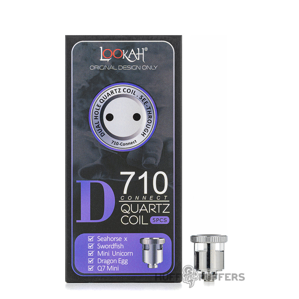 Lookah 710 Quartz Wax Dish Coils | 5 Pack for $24.99