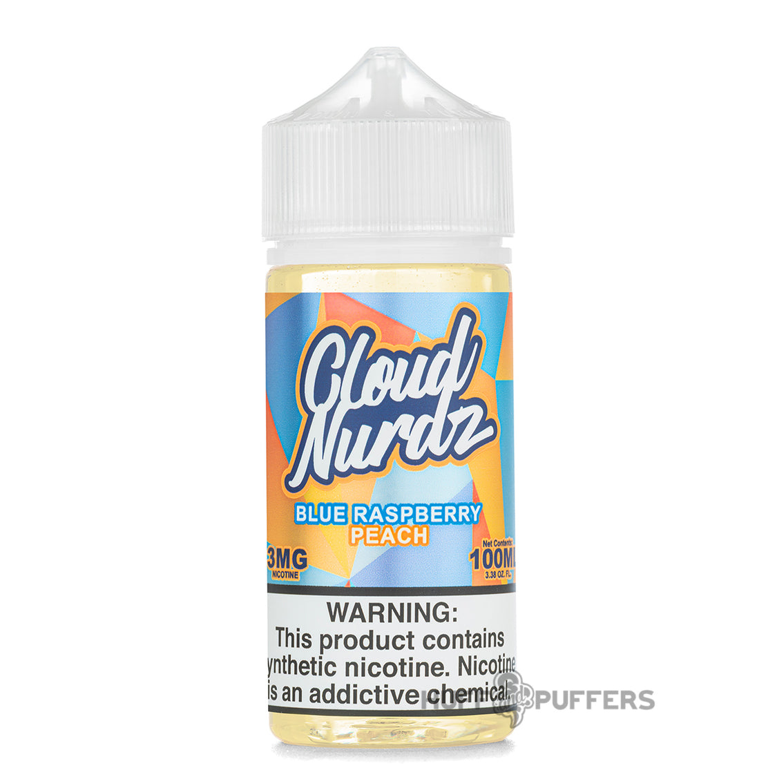 Cloud Nurdz – Blue Raspberry Peach 100mL – $12.99