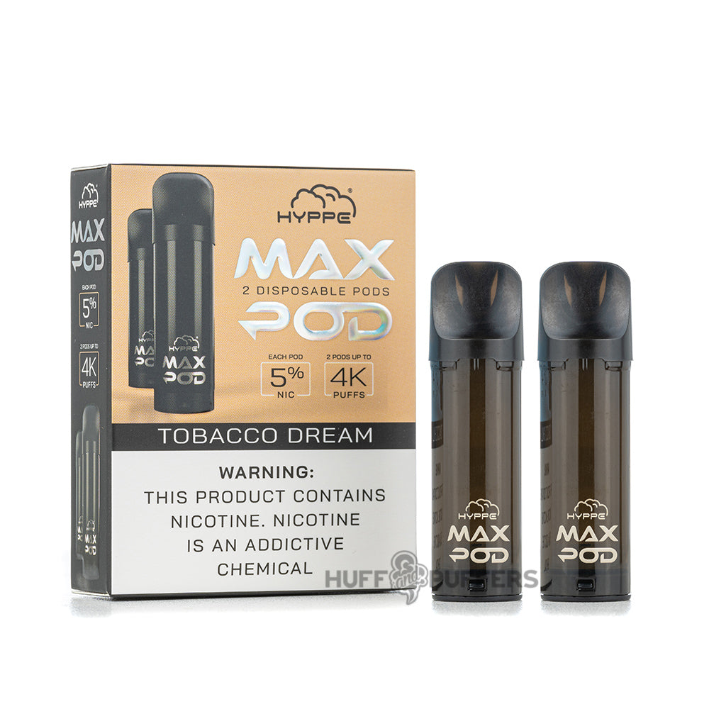 Hyppe Max Pod Pre-Filled Disposable Pods | 2 Pack for $8.99