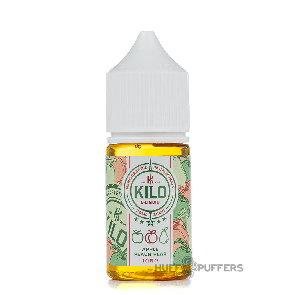 Kilo Salt Nic - Apple Peach Pear E-Juice 30mL — 11.99 – Huff & Puffers