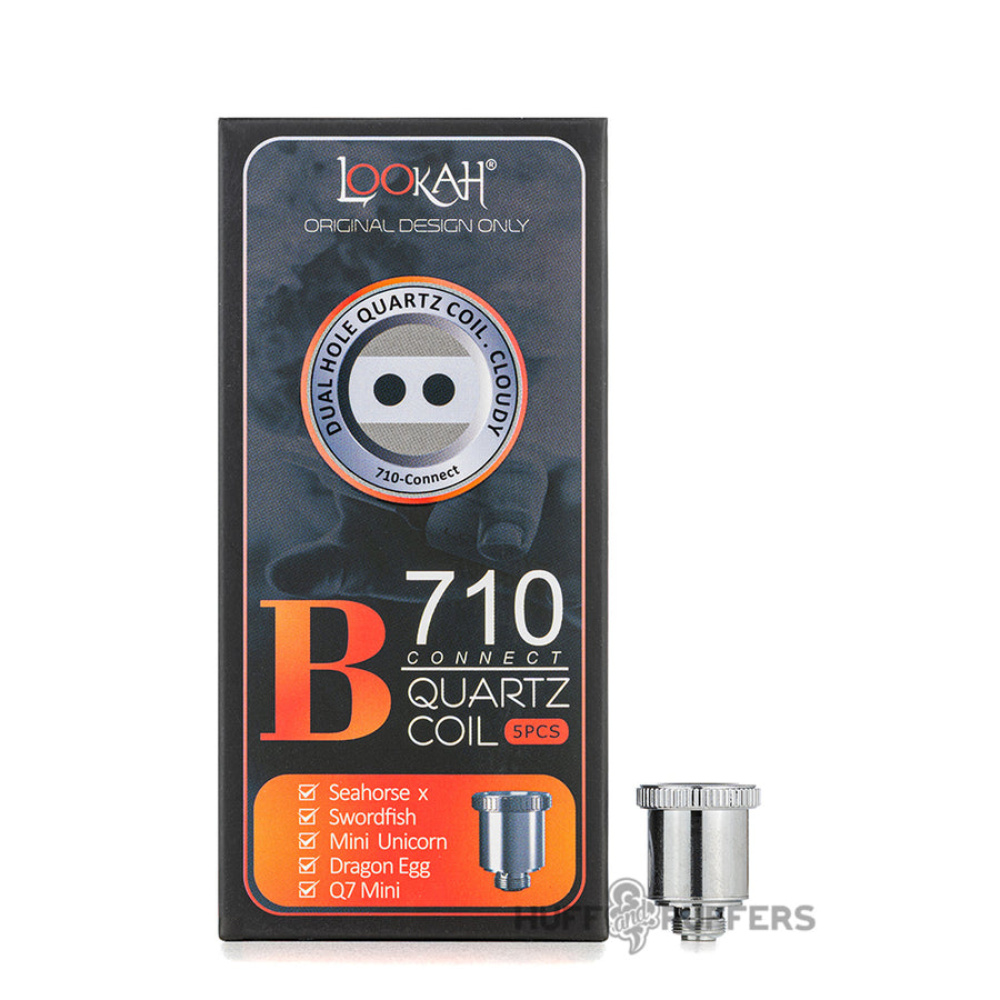 Lookah 710 Quartz Wax Dish Coils | 5 Pack for $24.99
