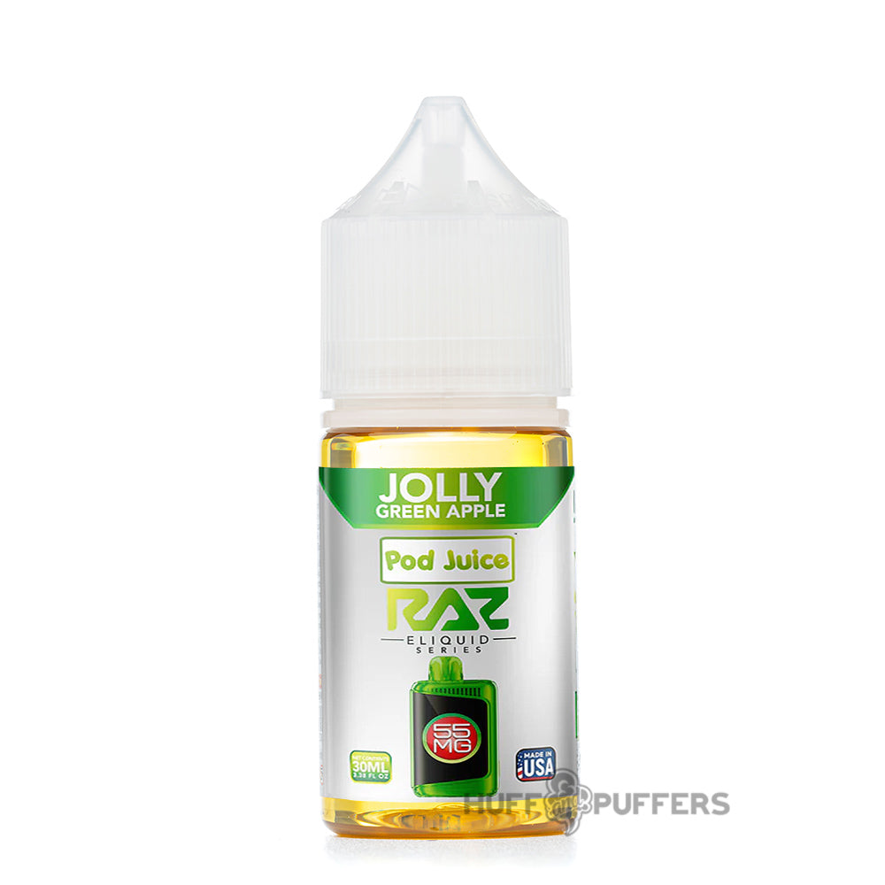 Jolly Green Apple Salt Nicotine E-Juice | Pod Juice x Raz