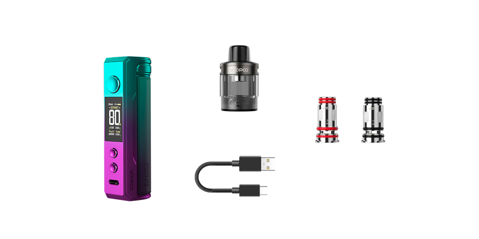 Voopoo Drag X2 Pod System — $34.99 – Huff & Puffers