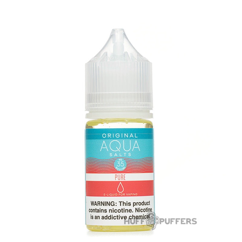 Aqua Pure Salt Nicotine E-Juice 30mL – $9.99 – Huff & Puffers