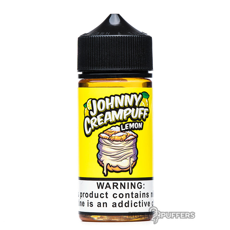 Lemon Johnny Creampuff E-Liquid 100ml | Tinted Brew